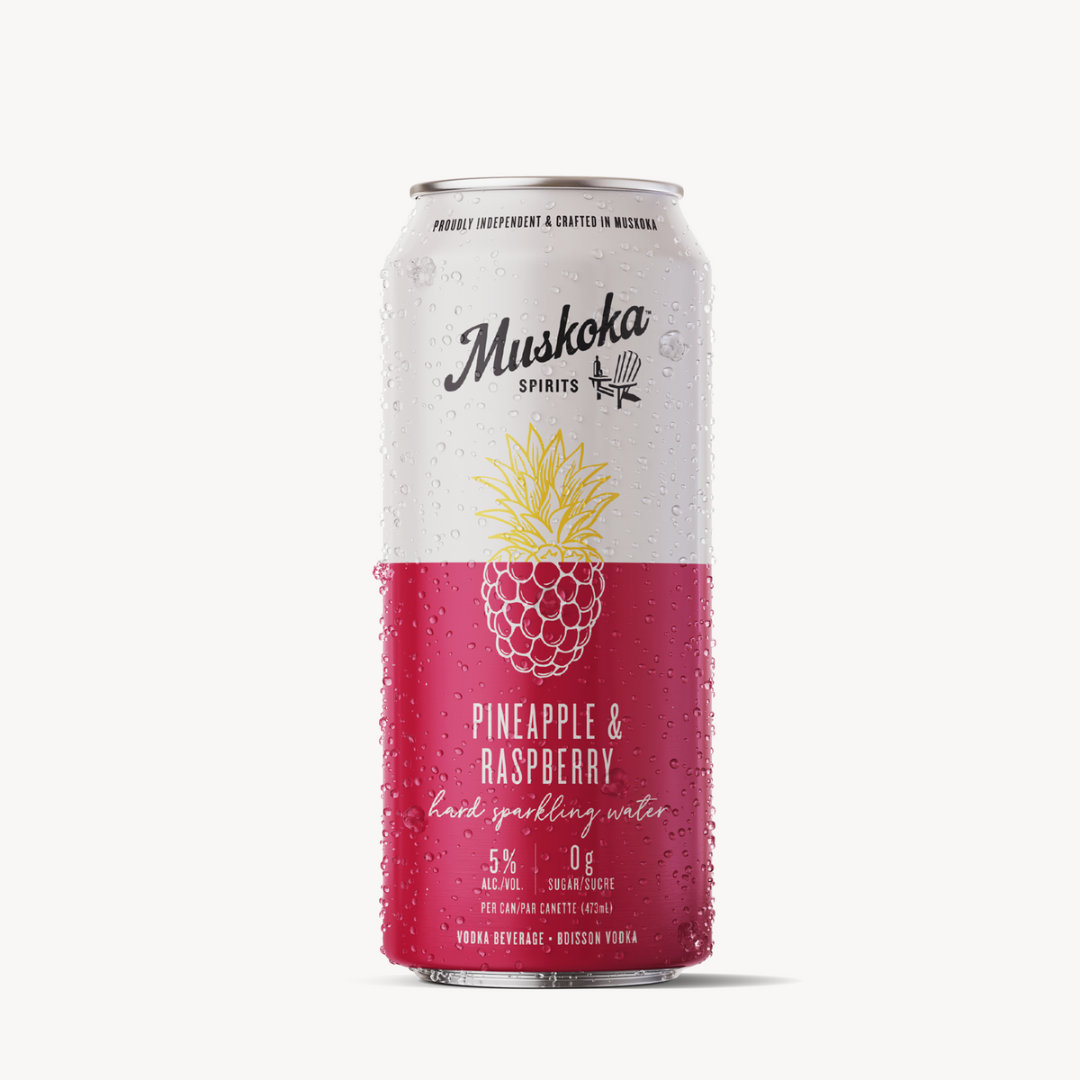 Pineapple & Raspberry Hard Sparkling Water – Muskoka Brewery Hop Shop